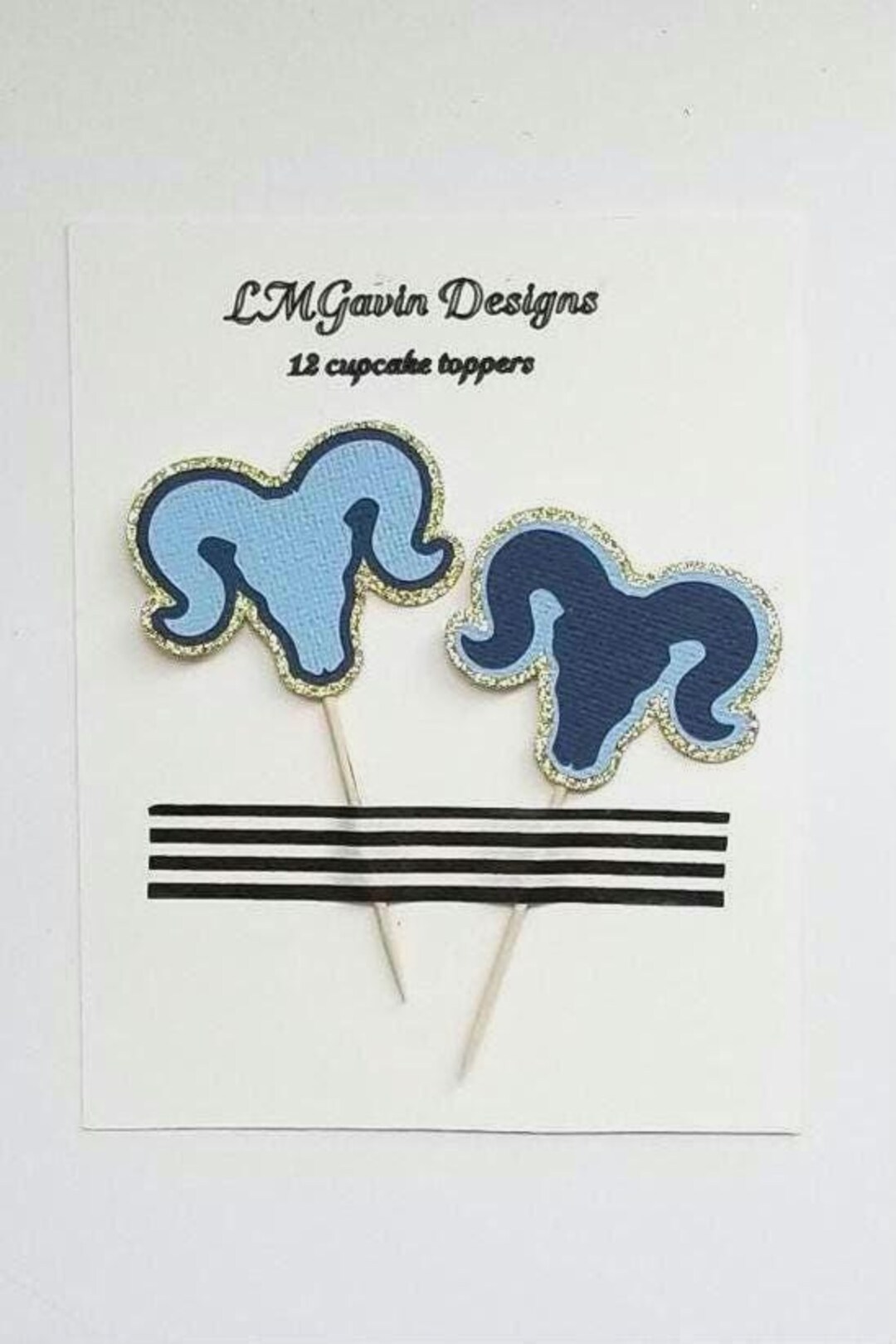 Ram Cupcake Toppers - Etsy