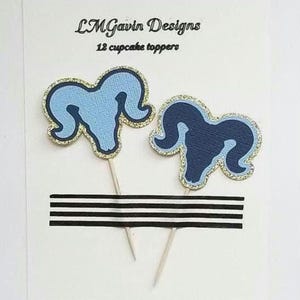 Ram Cupcake Toppers - Etsy
