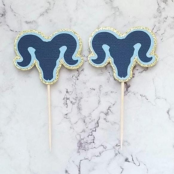 Ram Cupcake Toppers - Etsy
