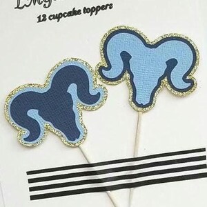 Ram Cupcake Toppers - Etsy