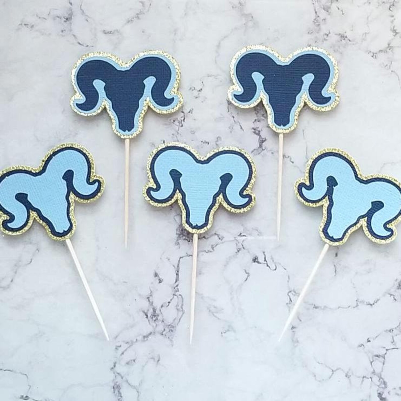 Ram Cupcake Toppers - Etsy