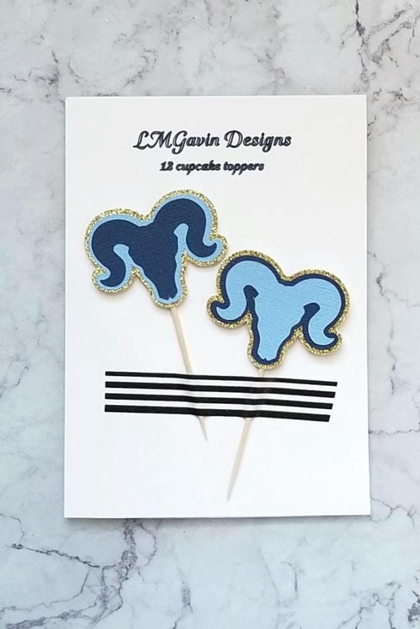 Ram Cupcake Toppers - Etsy
