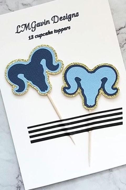 Ram Cupcake Toppers - Etsy