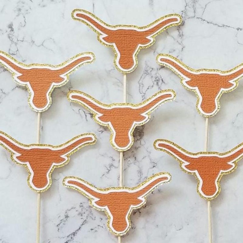 Longhorn Cake Topper - Etsy