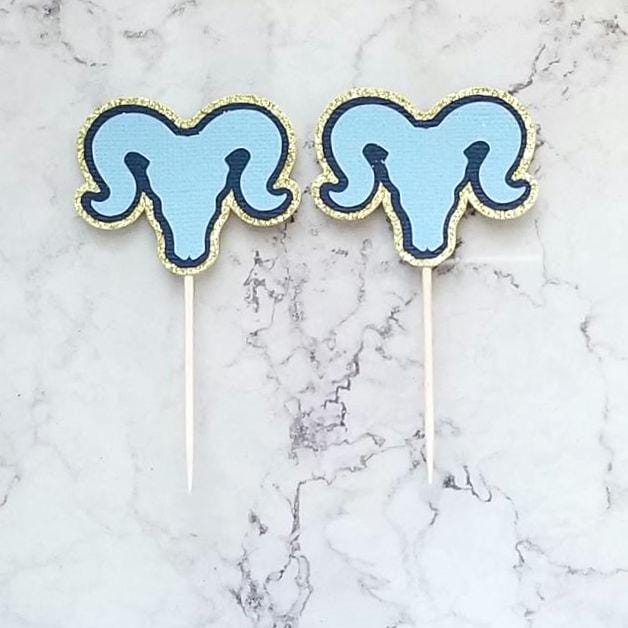 Ram Cupcake Toppers - Etsy