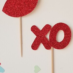 Hugs and Kisses Cupcake Toppers - Etsy