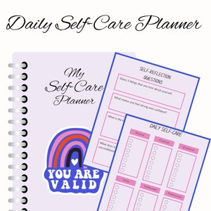 EASY Print | Self-care Planner | Stop Self-negativity | Celebrate ...