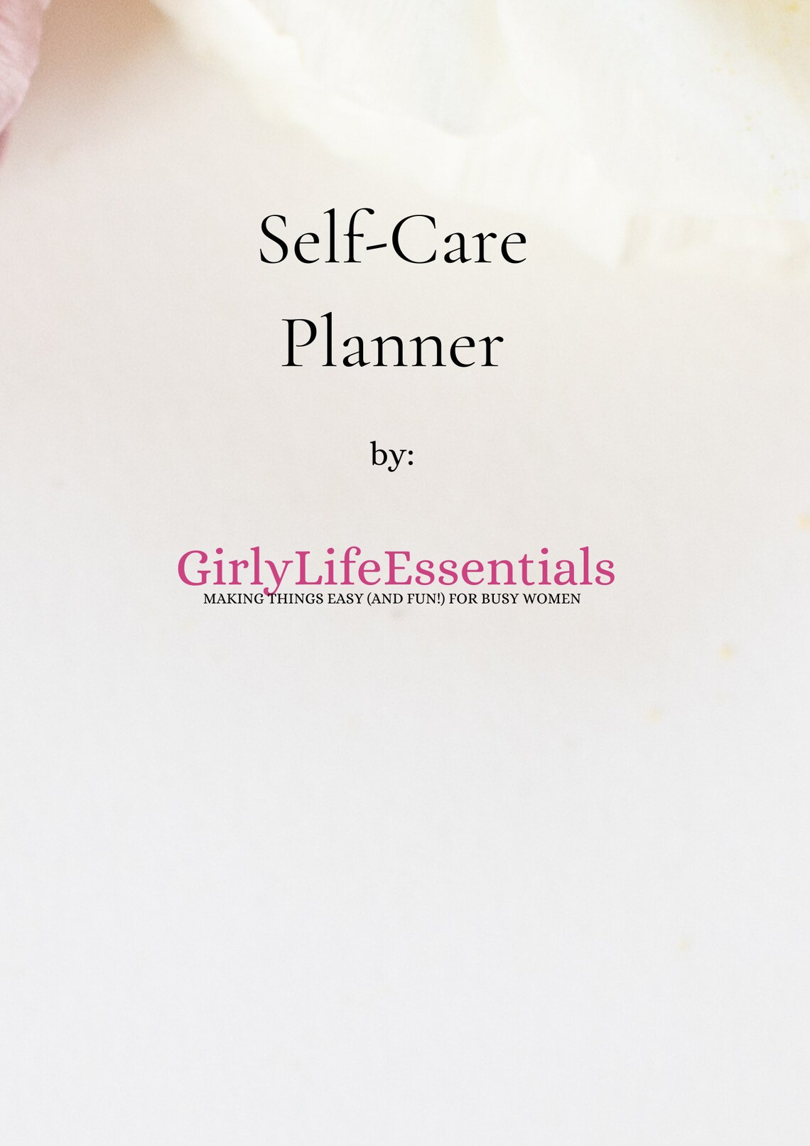 EASY Print | Self-care Planner | Stop Self-negativity | Celebrate ...