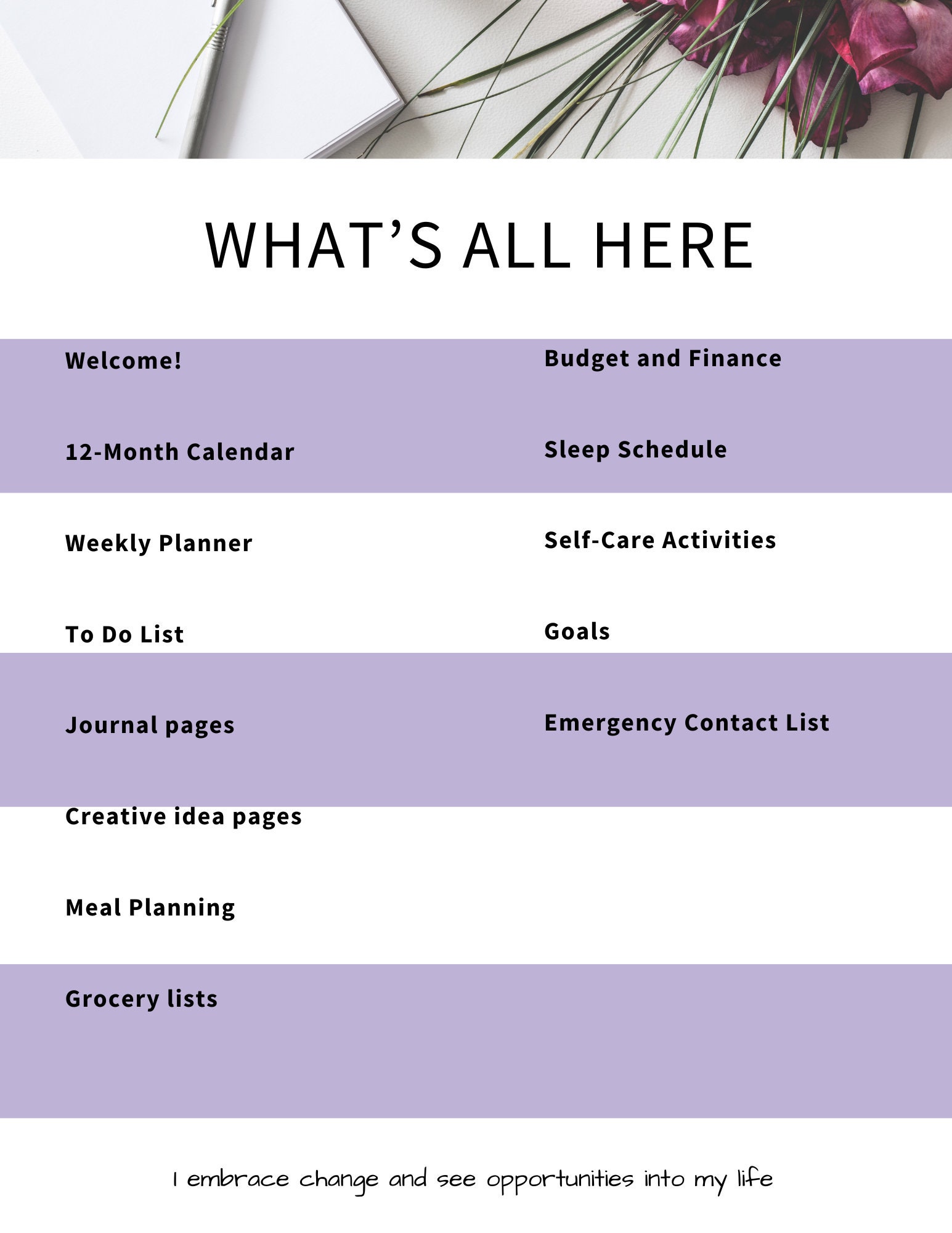 Digital or Printable ADHD Planner Includes 12-month Calendar, Weekly ...