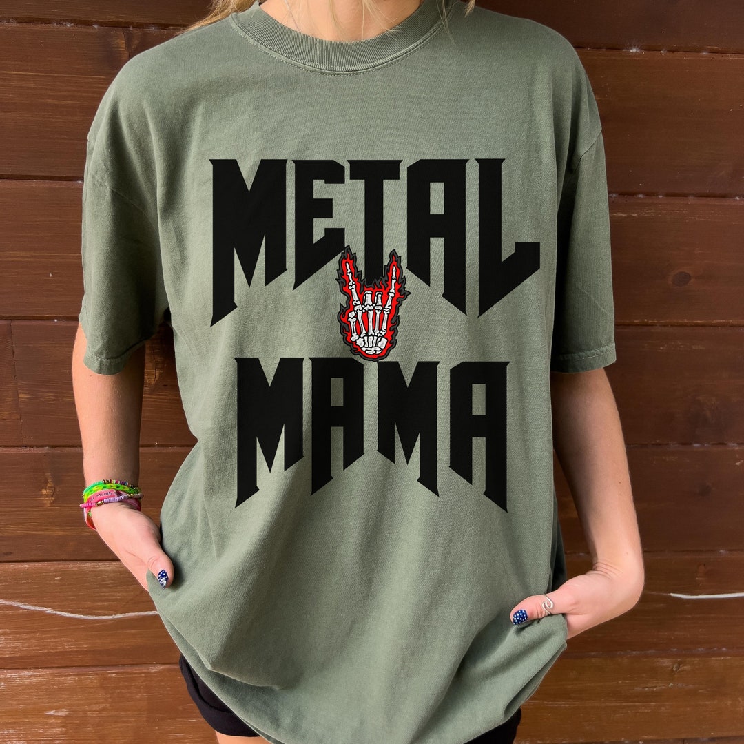 Kick Ass Metal Mom Shirt, 80s Metal Mom Tshirt, Metal Mom Tshirt, Hot ...