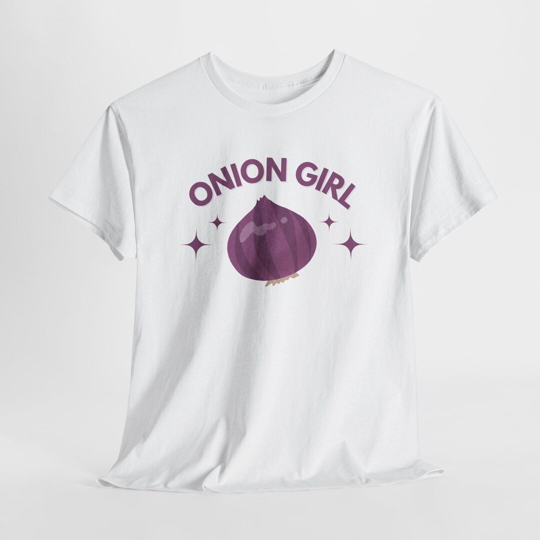 Onion Girl Gildan Heavy Cotton Tee | Funny Onion Lover Shirt | Foodie ...