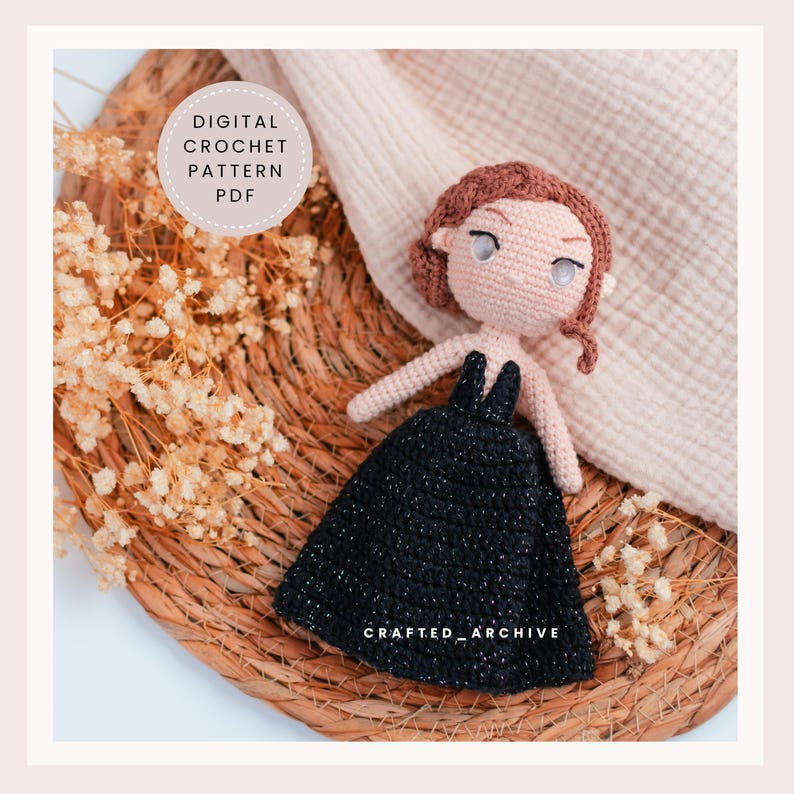 Nesta ACOTAR Crochet Pattern - Digital PDF - Amigurumi Doll - A Court ...