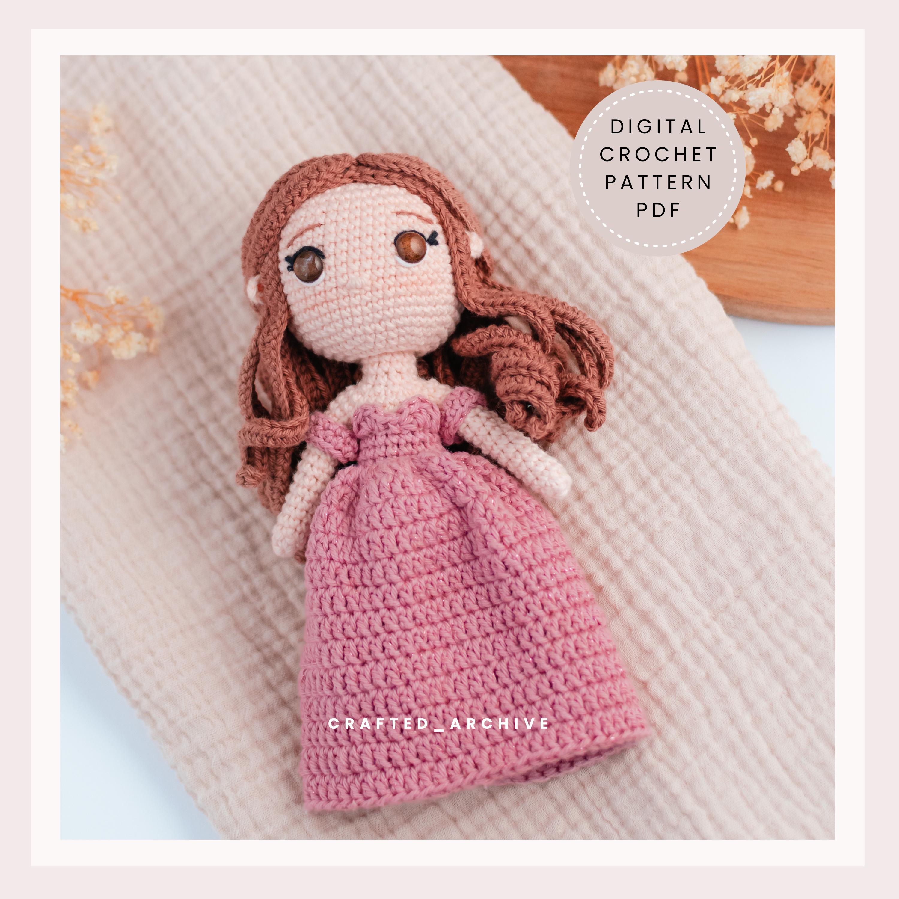 Elain ACOTAR Crochet Pattern - Digital PDF - Amigurumi Doll - A Court ...