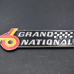Buick Grand National Emblem Toolbox Magnets. 3mm Thick Painted Metal ...