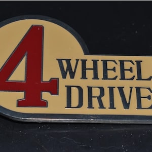 Toyota Land Cruiser "4 Wheel Drive" Emblem Toolbox/refrigerator Magnet ...