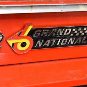 Buick Grand National Emblem Toolbox Magnets. 3mm Thick Painted Metal ...