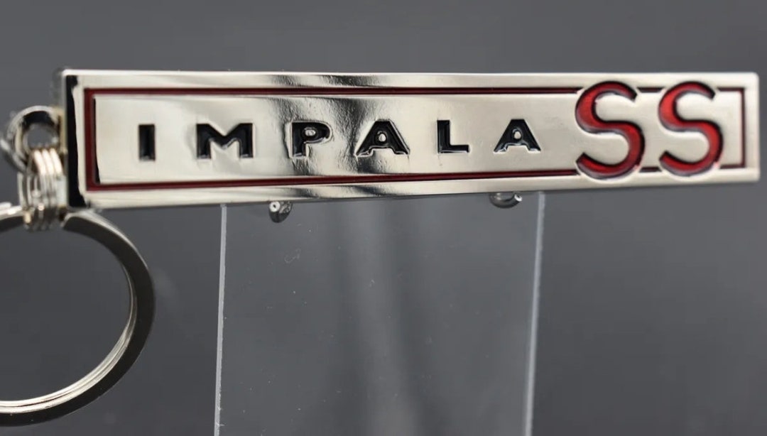 1964 Impala SS Trunk Emblem Keychain RED - 56 - Etsy