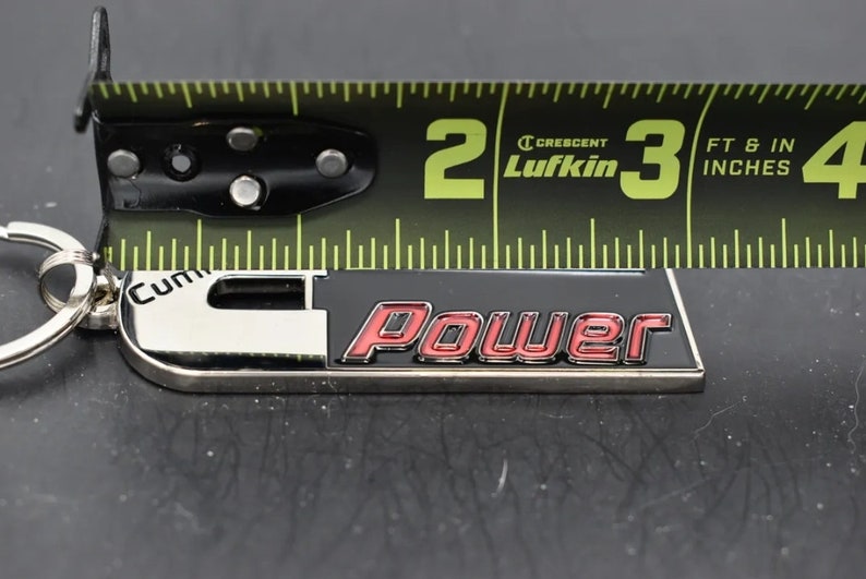 Cummins turbo Diesel Power Keychains. Single Sided, 3mm Thick Painted ...