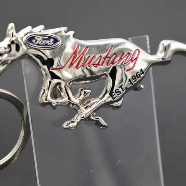 Ford Mustang Keychain - Etsy
