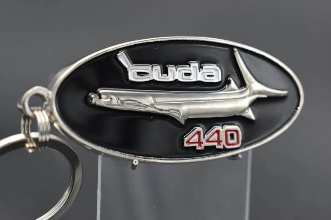 Plymouth Cuda 440 Emblem Keychain- 75 - Etsy