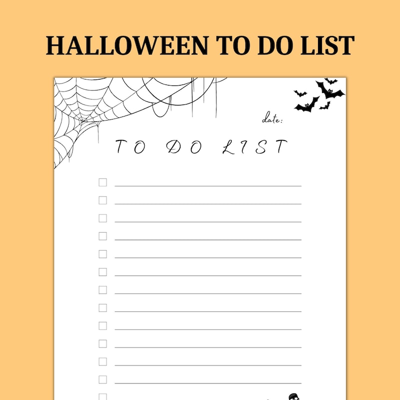To Do List Printable - Etsy