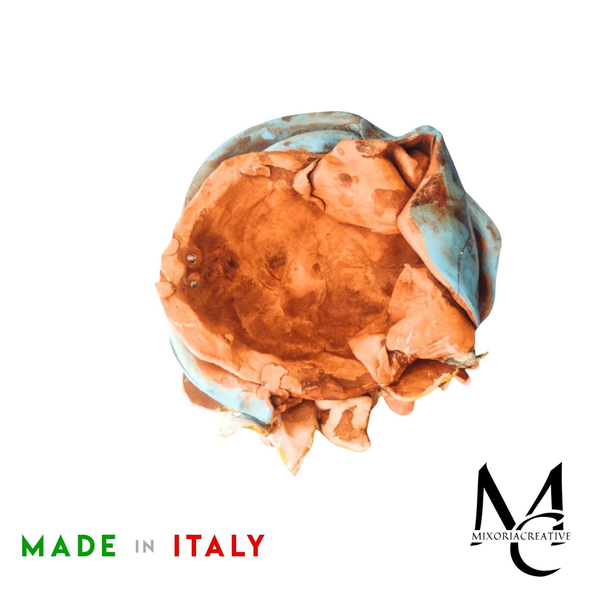 Made in Italy-terracotta Wall Mask, Original Handmade Ceramic White ...