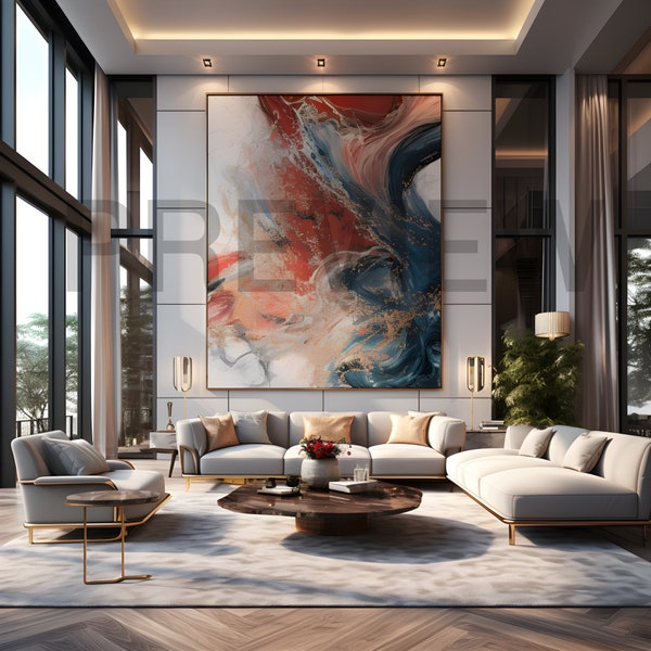 Digital Living Room Frames - Etsy