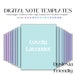 Digital Note Paper Templates, Templates Notetaking, Digital Notepad ...