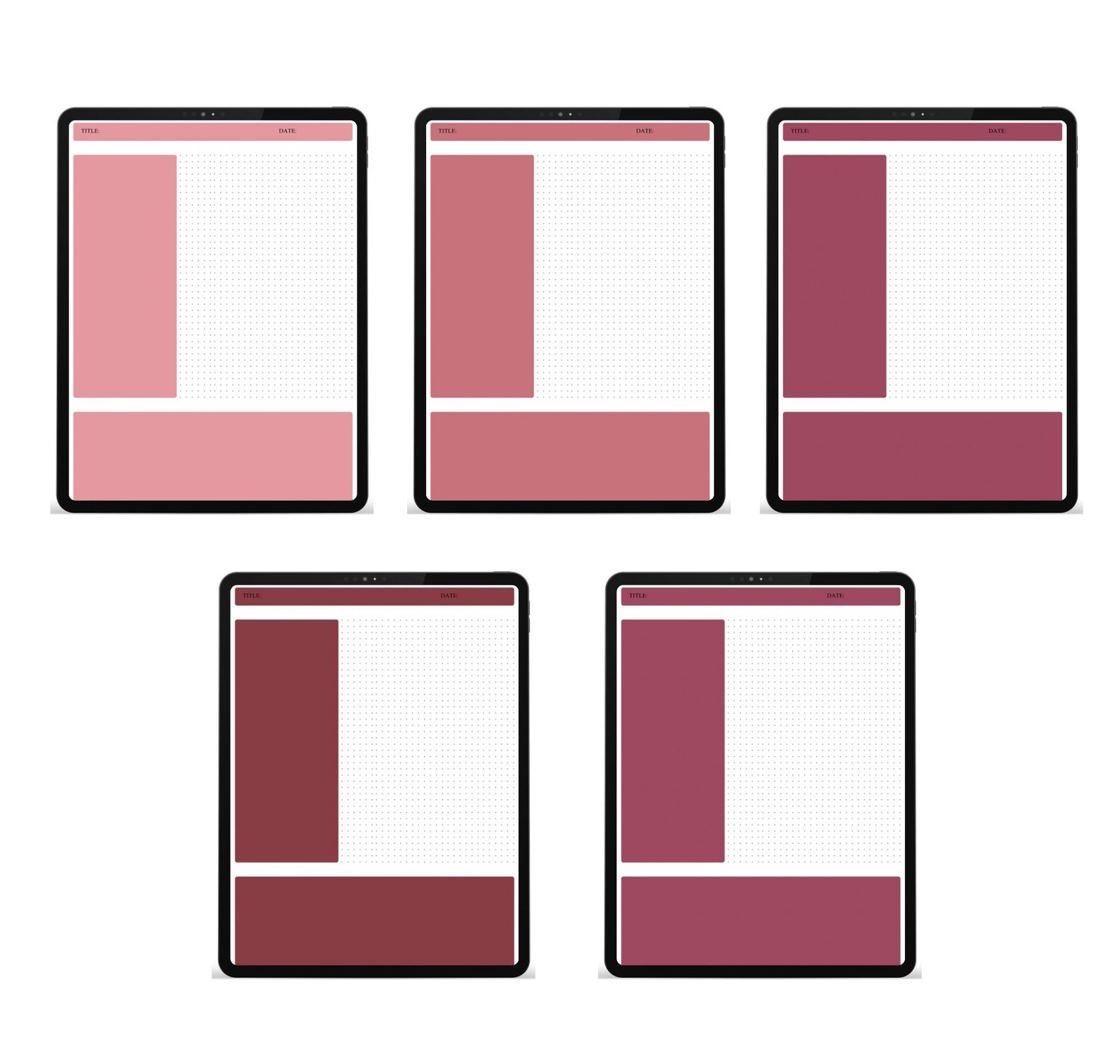 Digital Note Template, Cornell Notes, Student Note Taking, Digital ...