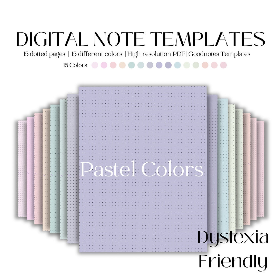 Digital Note Paper Templates, Templates Notetaking, Digital Notepad ...