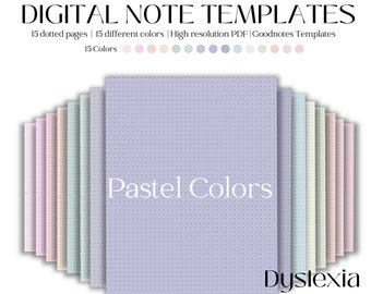 Digital Note Paper Templates, Templates Notetaking, Digital Notepad ...