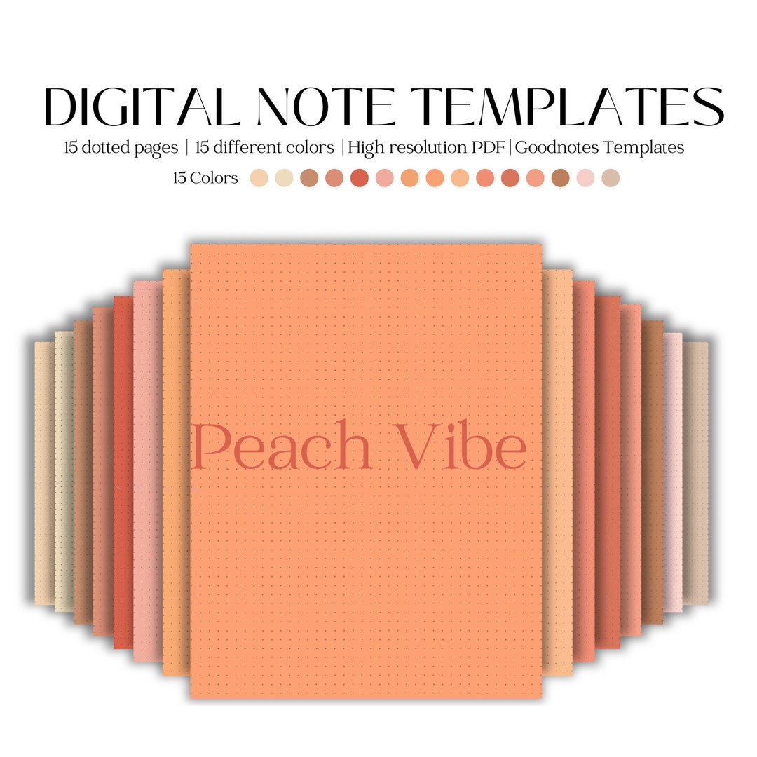 Digital Note Paper Templates, Templates Notetaking, Digital Notepad ...