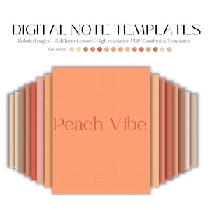 Digital Note Paper Templates, Templates Notetaking, Digital Notepad ...