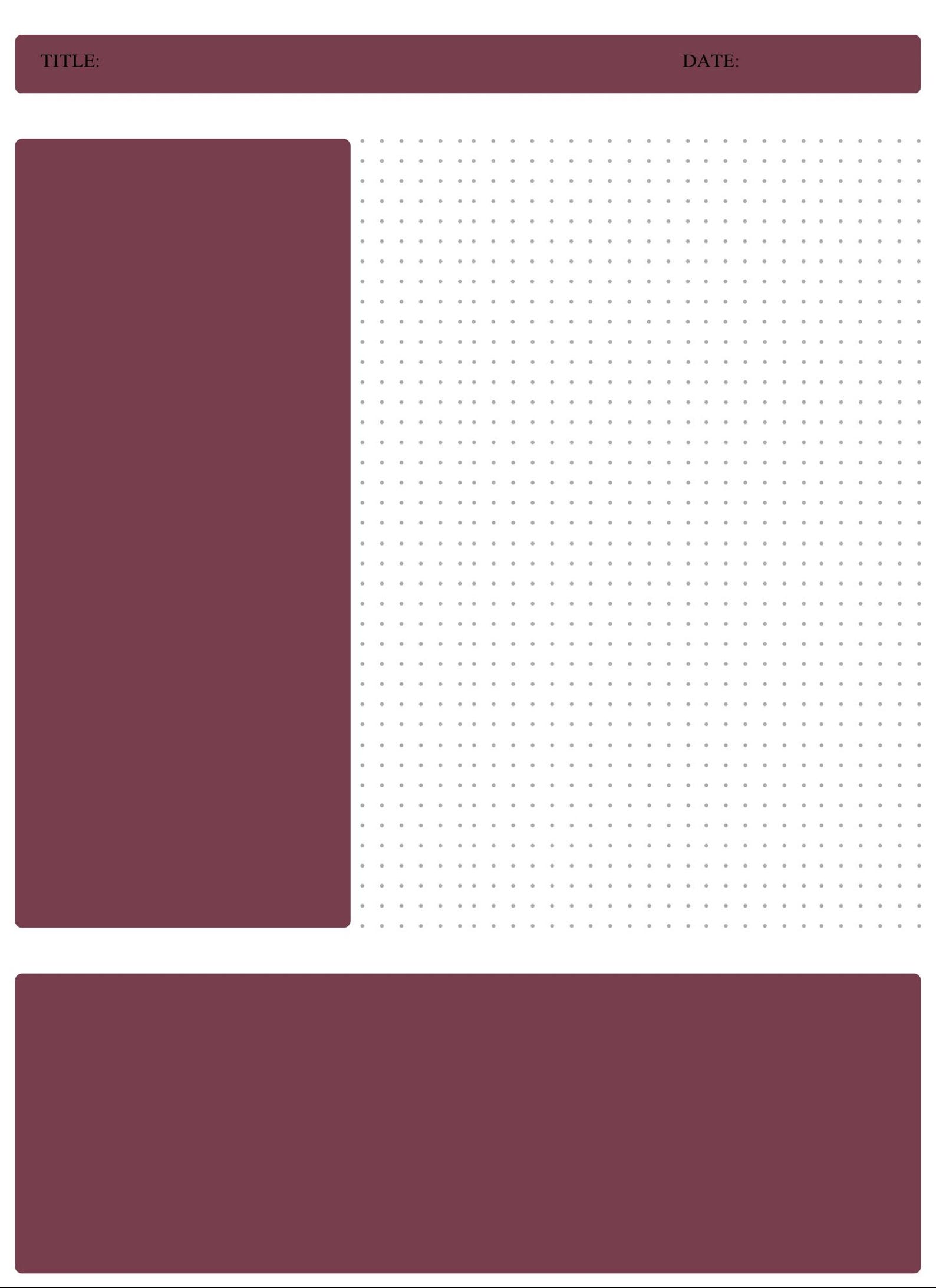 Digital Note Template, Cornell Notes, Student Note Taking, Digital ...