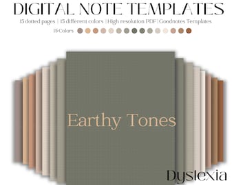 Digital Note Paper Templates, Templates Notetaking, Digital Notepad ...