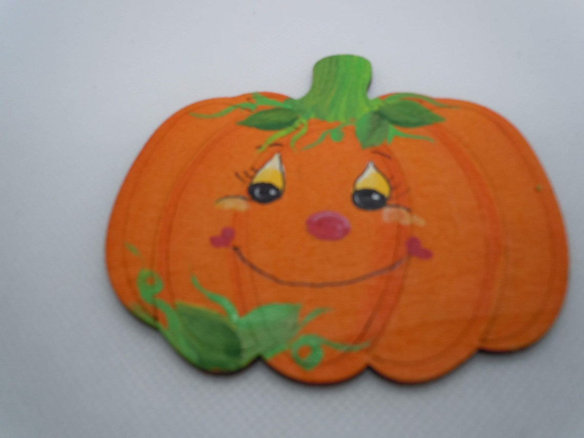 Pumpkin Magnet - Etsy