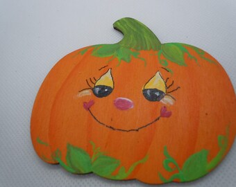 Pumpkin Magnet - Etsy