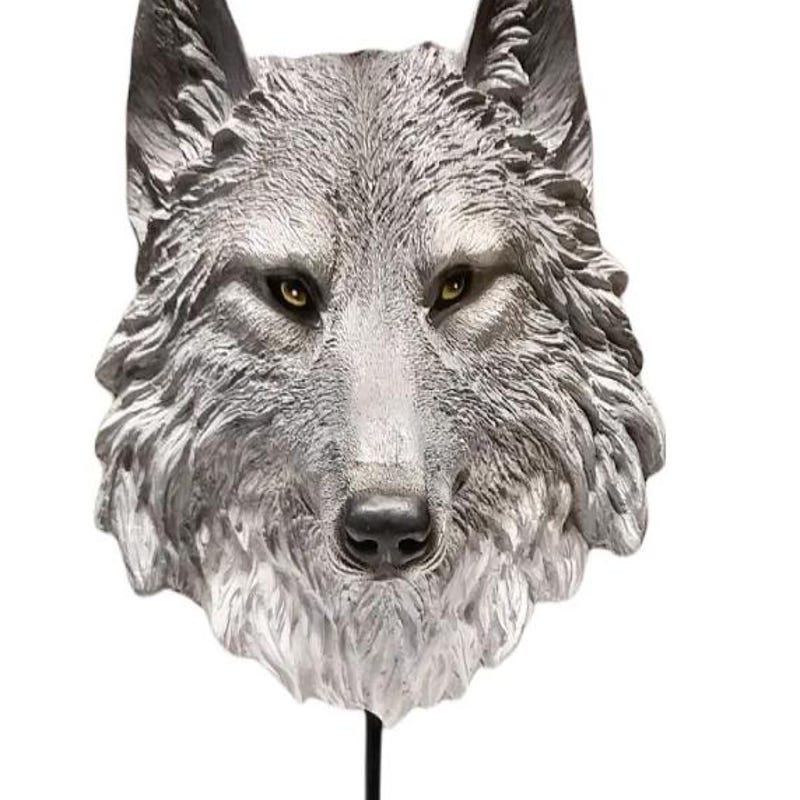 Ceramic Wolf Head - Etsy