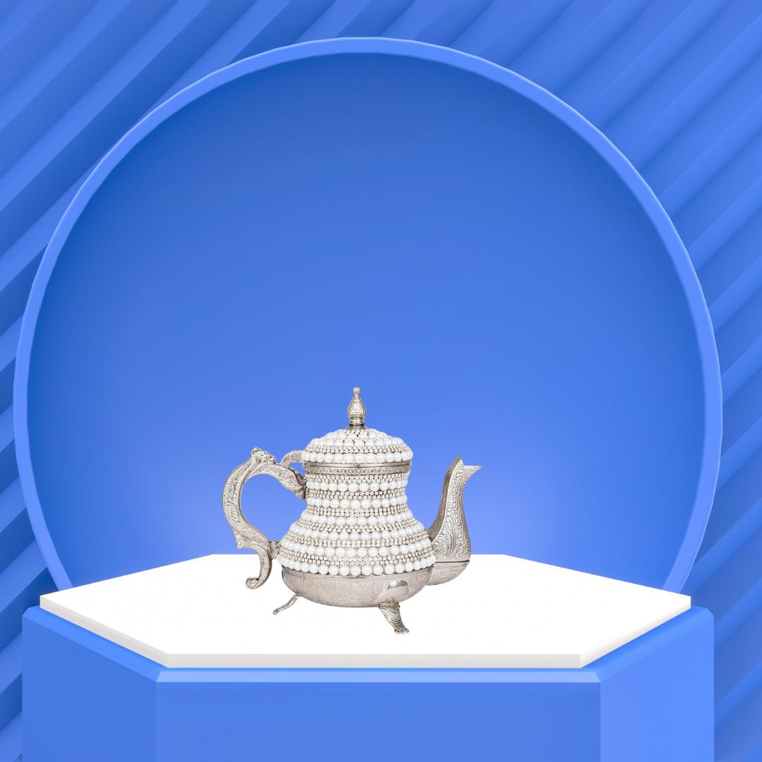 Teapot - Pearl Stony Finish, Rustic Color, Handmade Tea Kettle - Etsy