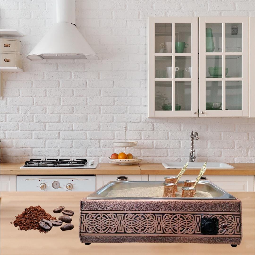 Traditional Turkish Sand Coffee Cooking Stove – Large Sand Coffee ...