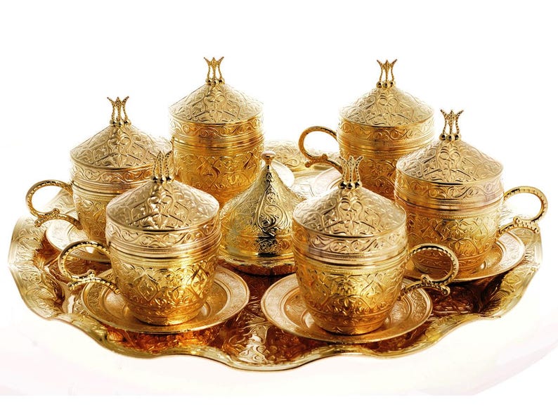 Turkish Coffee Set, Turkish Coffee Box, Coffee Set, Coffee Cup Set ...