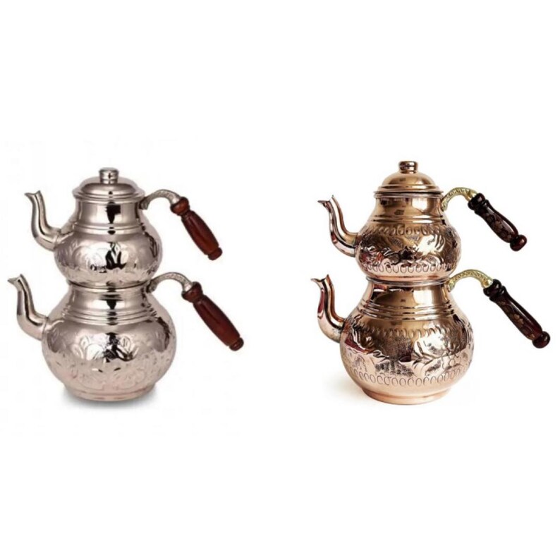 Copper Cauldron Teapot - Handcrafted Tea Pot, Unique Home Decor, Gift ...