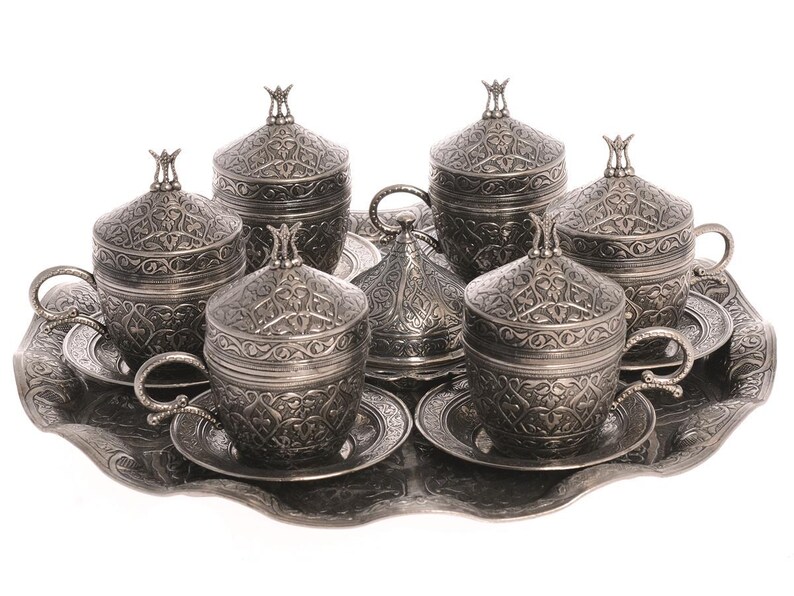 Turkish Coffee Set, Turkish Coffee Box, Coffee Set, Coffee Cup Set ...