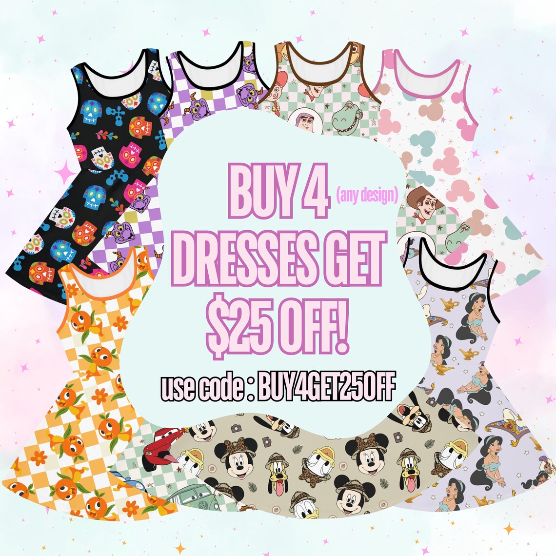 Lilo and Stitch Dress, Youth Disney Dress, Stitch Dress - Etsy