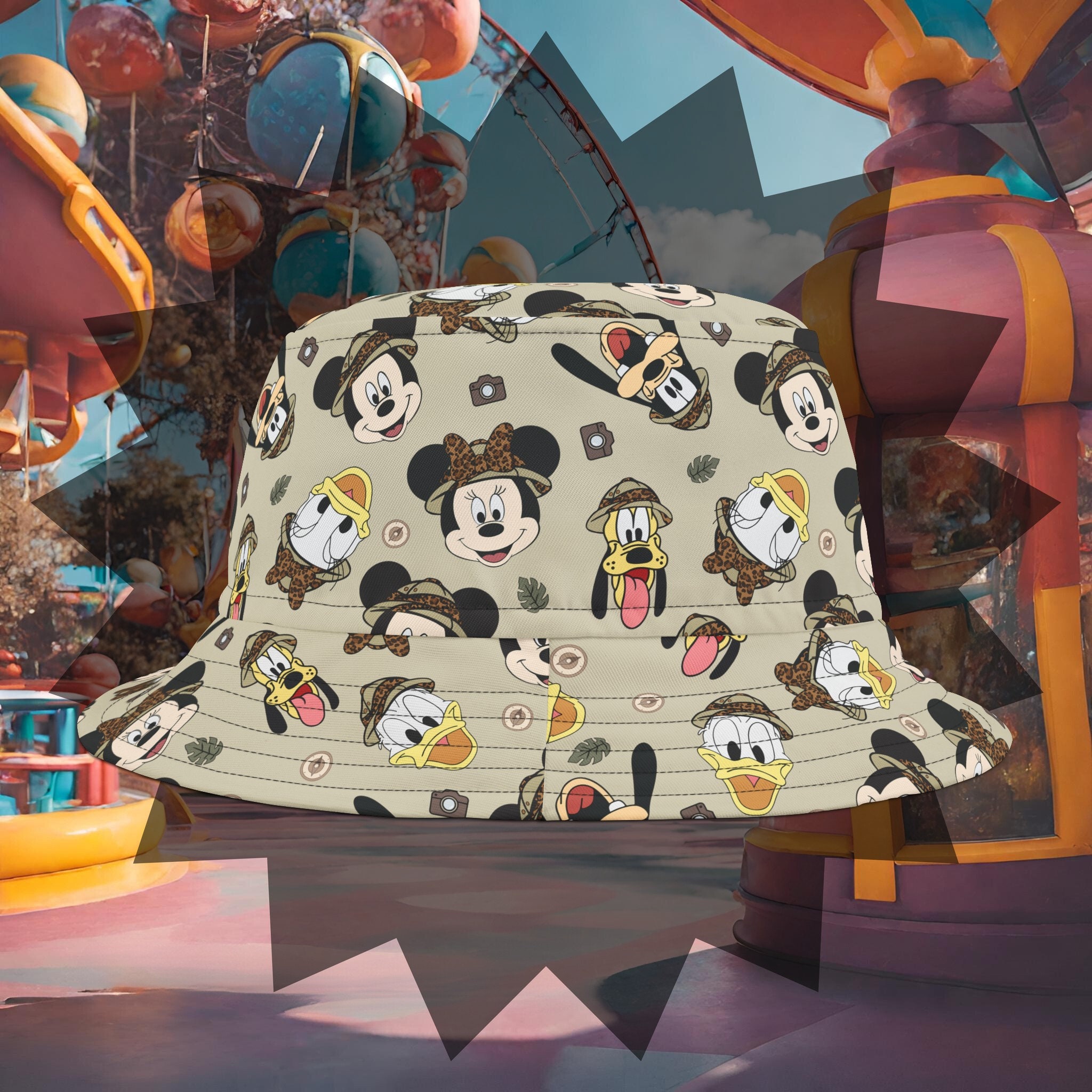 Animal Kingdom Bucket Hat, Mickey Bucket Hat, Disney Bucket Hat - Etsy
