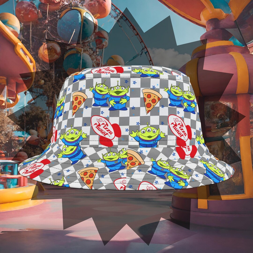 Pizza Planet Buckey Hat, Toy Story Bucket Hat, Hollywood Studios Hat ...