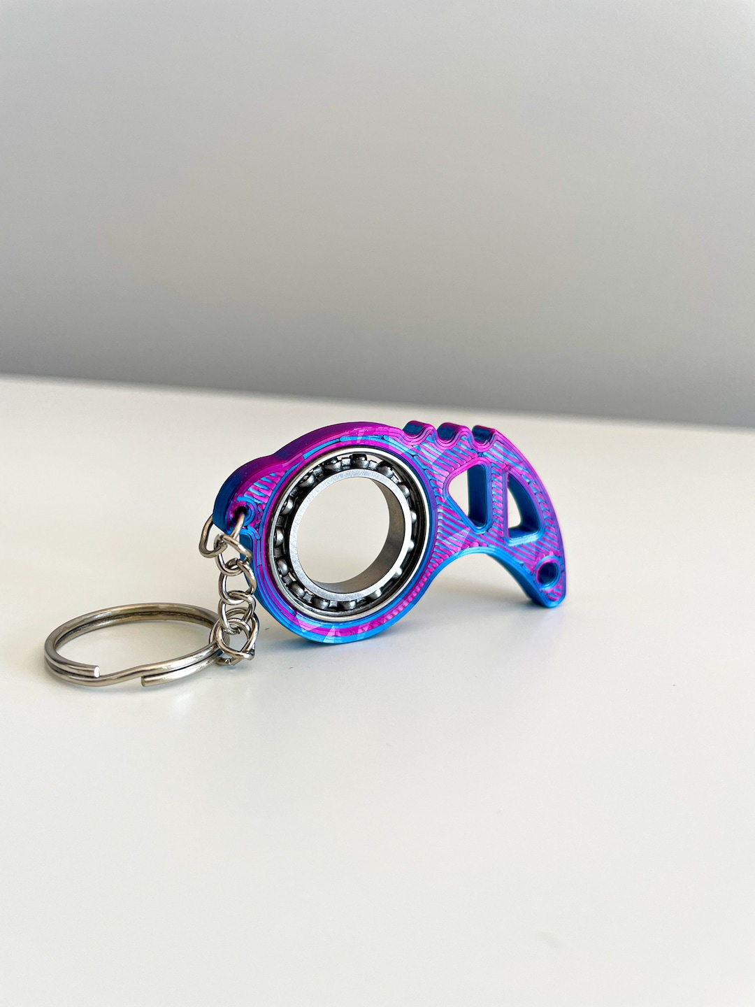 3D Keychain Fidget Spinner Keyrambit Keyspinner - Etsy