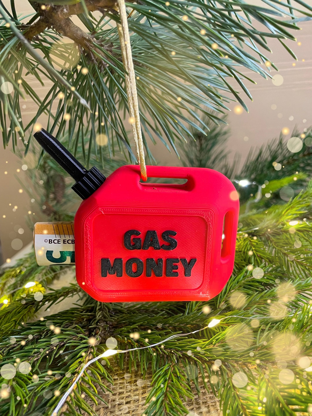 Gas Can Ornament Gas Money Gift Money Holder Christmas Tree - Etsy