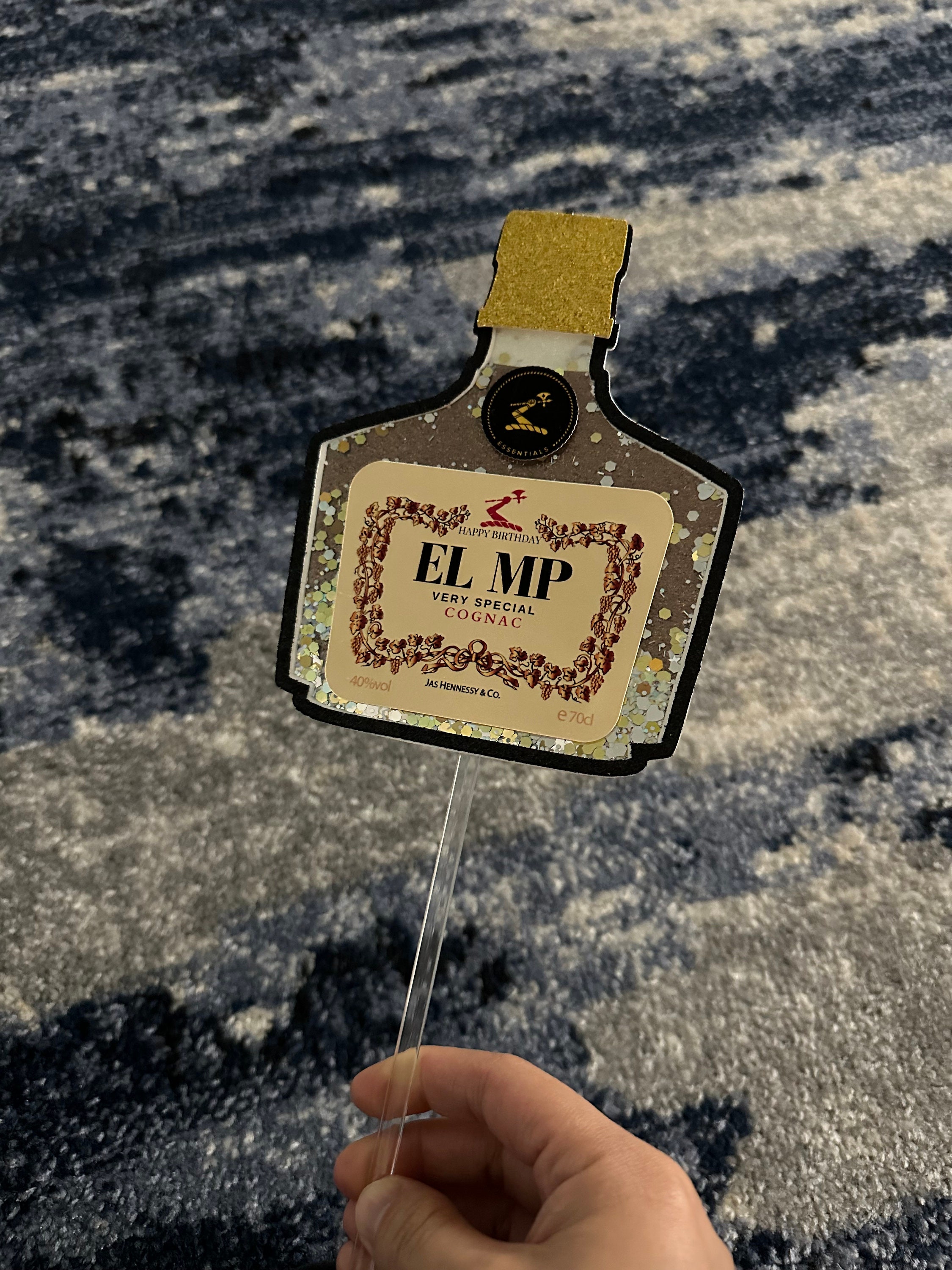 Hennessy Bottle Cake Topper - Etsy