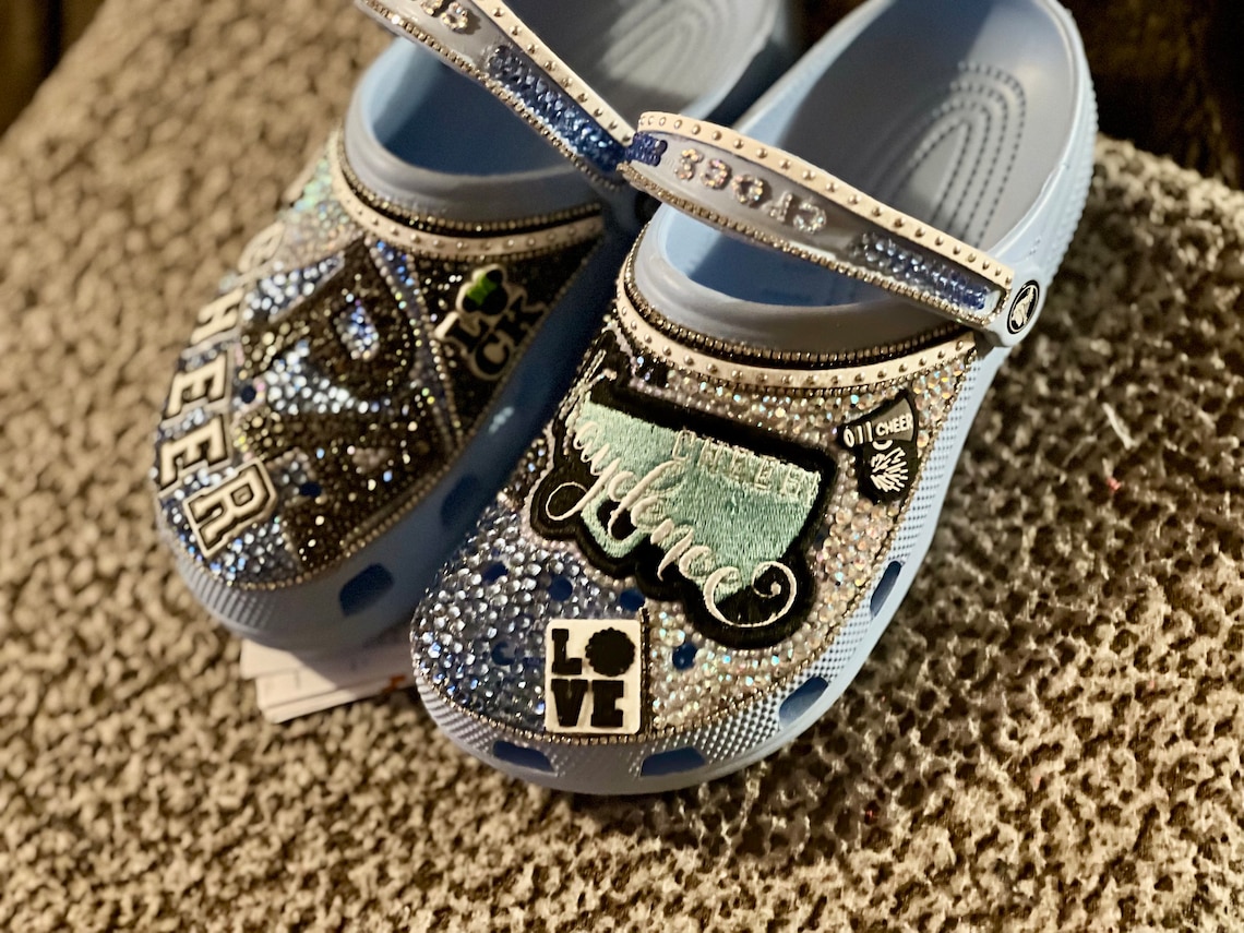 Custom Cheer Crocs - Etsy